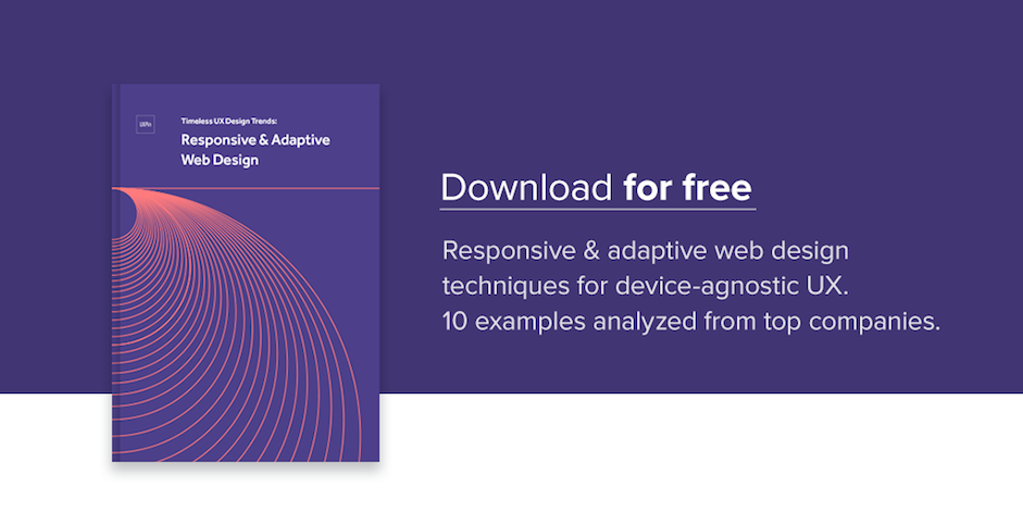 Free ebook: Responsive & Adaptive Web Design Free ebook: Responsive & Adaptive Web Design