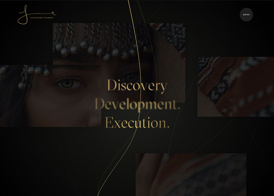Signature Element - Awwwards SOTD